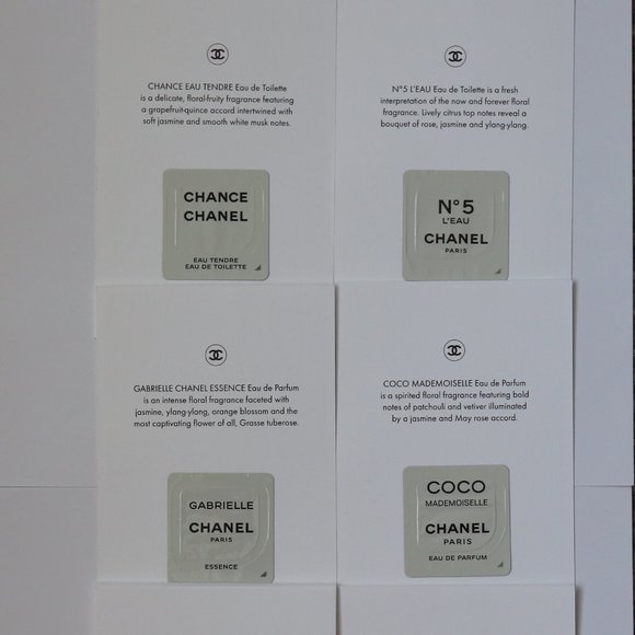 CHANEL | Other | Chanel Set Promo Card Advertisement Cards Lot | Poshmark